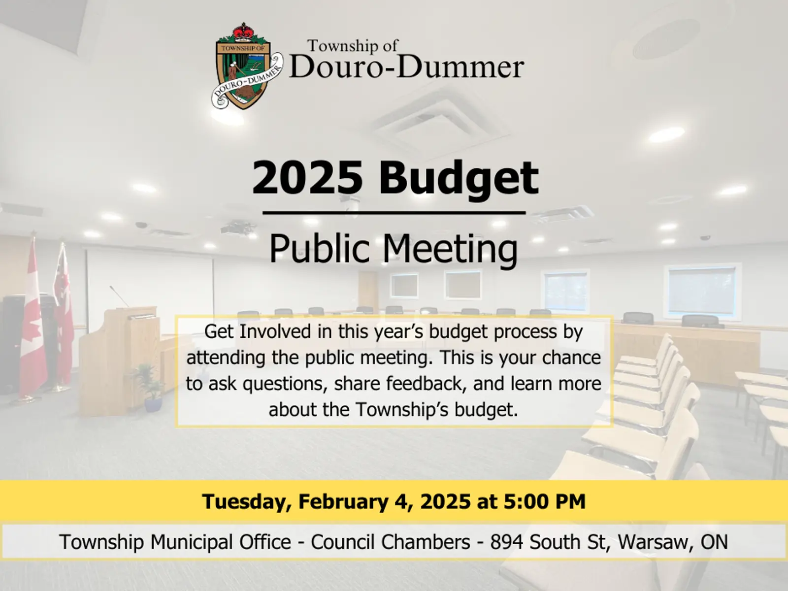Budget | Township of Douro-Dummer
